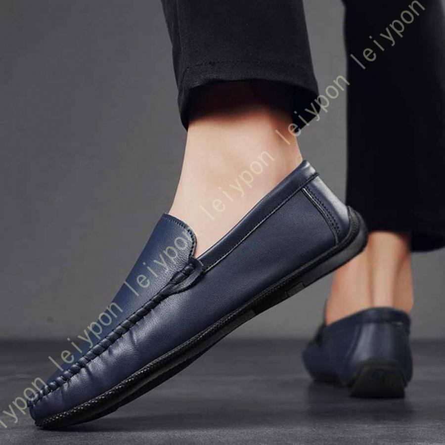 ドライビングシューズ メンズ 靴 スリッポン デッキシューズ ローカット 革靴 ローファー キレイめ スニーカー 歩きやすい 屈曲性 抗菌 消臭 蒸れない 快適 : leiypon - 通販 ...