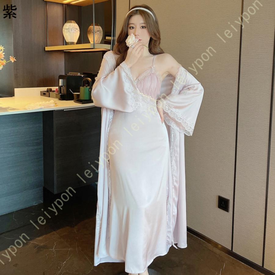 ネグリジェセクシーロングスリップ下着サテンパジャマスリップランジェリーナイトウェアセクシーネグリジェシルクドレス ホワイト 調整可能 :5fT-7l3-T8PR:leiypon - 通販 ...