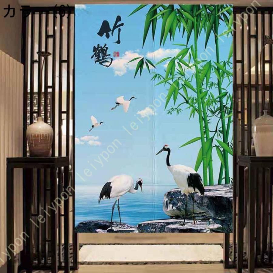 のれん おしゃれ 幅100 85*160cn 風をふさぐ バンブー 90％遮光 半間幅 ロングカーテン お部屋 置物 かわいい 厚手 廊下 ドアカーテン エレガント : leiypon ...