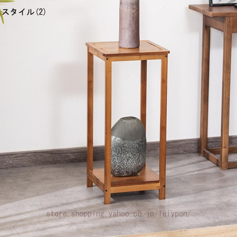 花台 木製 プランター台 フラワースタンド 玄関 リビング コンパクト 花瓶台 鉢置き台 観葉植物 サイドテーブル 天然木製 シンプル 家具 アジアン家具 : leiypon - 通販 ...
