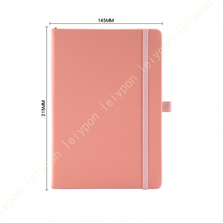 メモ帳 ノートブック A5 ノートダイアリー 横書き シンプル PUレザー 手帳 日記帳 中型ノート 筆記用紙 100枚 ペンホルダー付き ノート 文房具 オフィス : leiypon ...