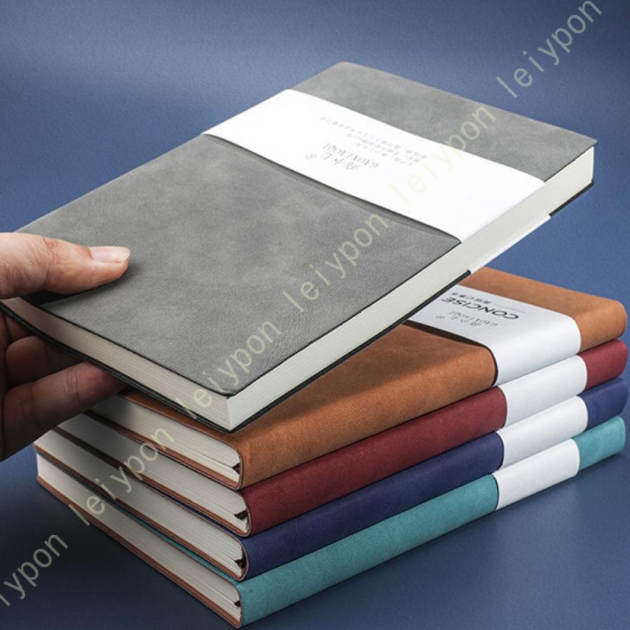 革製A5ノートカバー メンズ シンプル おしゃれ プレゼント ギフト A5 1本のリボンブックマーク 手帳 a5 横罫 しおりひも ノート 会議ノート 議事録ノート : leiypon ...