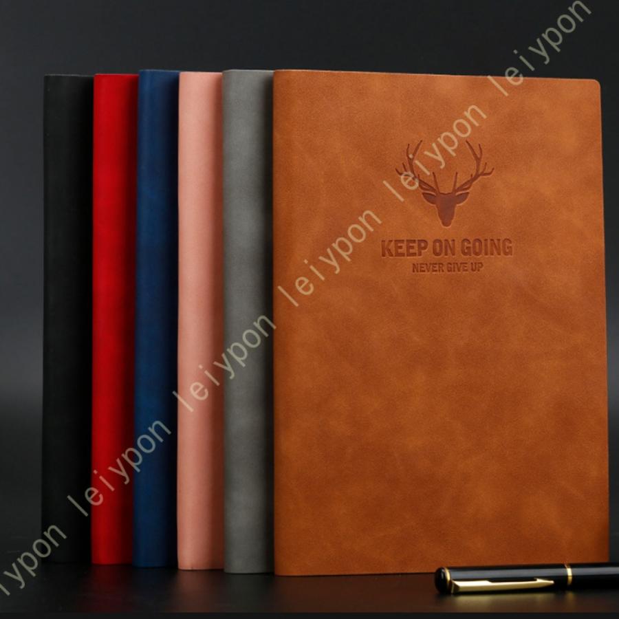 革製A5ノートカバー メンズ シンプル おしゃれ プレゼント ギフト A5 ペンホルダー 手帳 a5 横罫 しおりひも ノート 会議ノート 議事録ノート 無地 : leiypon - 通販 ...