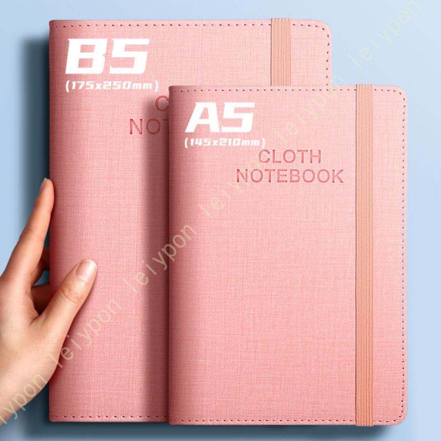 A5サイズ 手帳 ビジネス手帳 A5 ゴムバンド ミニカラーノート 無地 メモ帳 布表紙 ノートカバー 紙 毎日 書く ペン入れ ノートブック スケジュール帳 : leiypon - 通販 ...