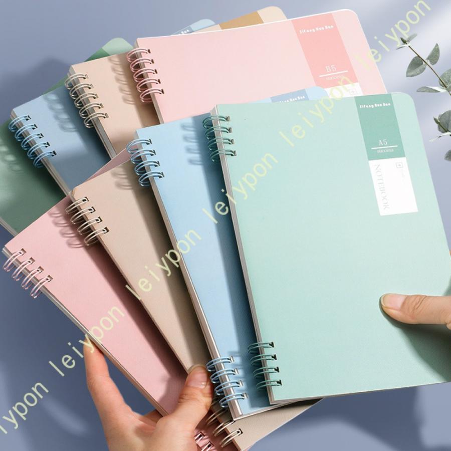リングノート A5 スケジュール帳 a5 横罫 罫線入り リングカバータイプ リングメモ帳 無地表紙 シンプル モダン notebook リングノートタイプ ノートブック : leiypon ...