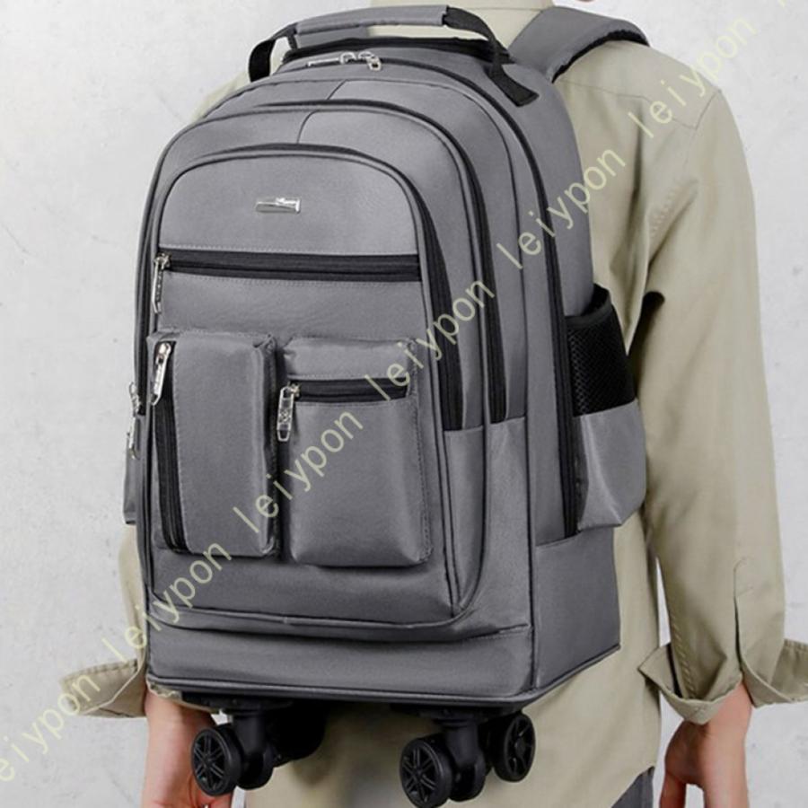リュックキャリー 2way キャスター付き スーツケース キャリーバッグ 小型 2泊3日 4輪 メンズ レディース 旅行 出張 合宿 軽量 大容量リュック 旅行バッグ : leiypon ...