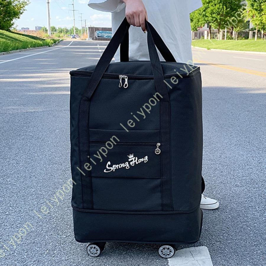 キャリーバッグ キャスター 大容量 2way 軽量 ソフト スーツケース 4輪 機内持ち込み キャリーケース 布製 耐磨耗 メンズ レディース キャスターバッグ : leiypon - 通販 ...