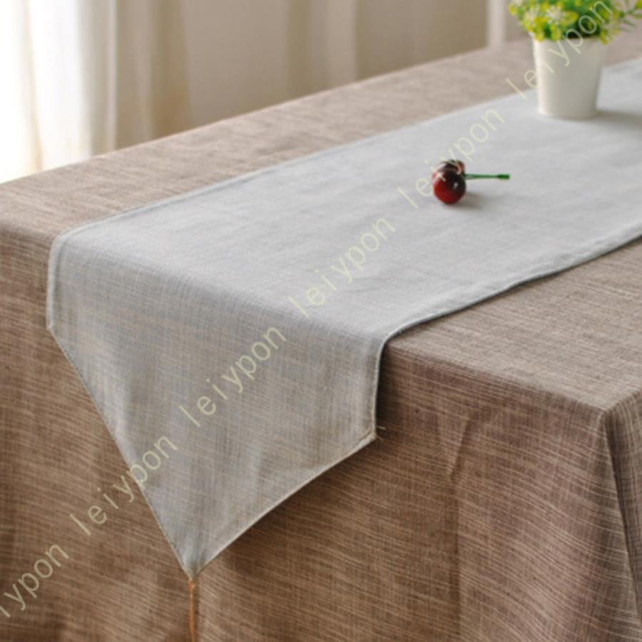 テーブルランナー30*180cm インド綿 麻 リネン 織り おしゃれ かわいい 北欧 シンプル 雑貨 インテリア テーブルセンター テーブルクロス テーブルウェア : leiypon ...