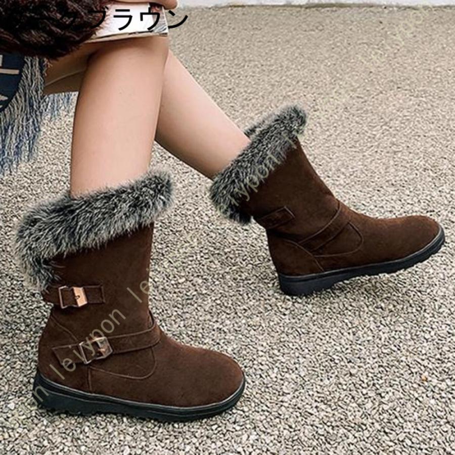 ムートンブーツ スノーブーツ レディース ベルトバックルブーツ ショートブーツ 雪用ブーツ 裏起毛 スエード ハイカット 厚底 防寒 防風 防水 防滑 保暖 冬用 : ane-ryk ...