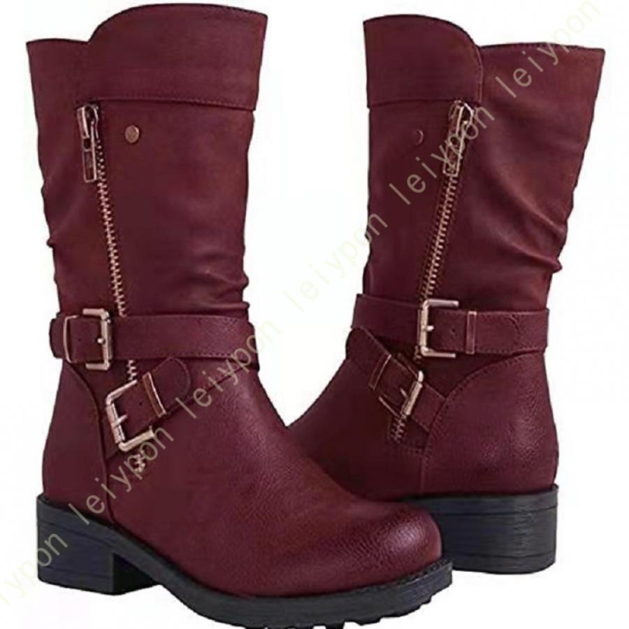 エンジニアブーツ 本革調 ショート ミドル ブーツ サイドジップ レディース 厚底 ブラック スムース エンジニア 黒 ワインレッド ヒール ショートブーツ 靴 茶 : ane-ryk ...