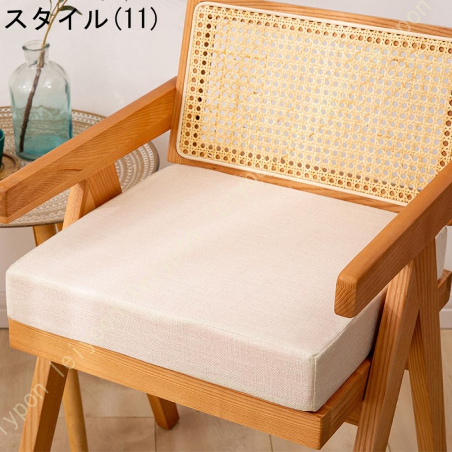 TANPUGV シートクッション 中国風 仏壇用 瞑想 椅子クッション チェアパッド 食卓テーブル 体圧分散 四季通用 ダイニングチェアパッド 座り心地いい 低反発 : b4l-d32 ...