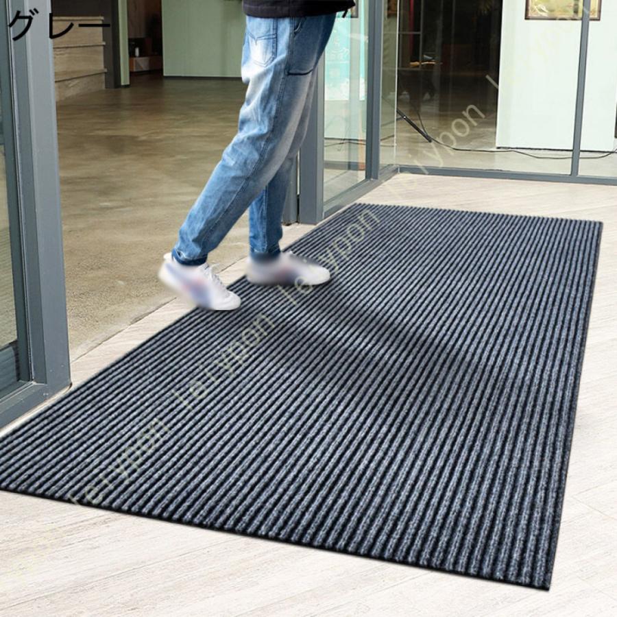 玄関マット 屋外 室内 泥落とし 滑り止め 業務用 店舗用 ドアマット 吸水 速乾 洗える エントランスマット ウェルカムマット 家庭用 耐磨耗性 泥除け 土砂防止 :b4x-cub-XDSH ...