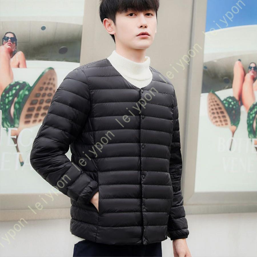 ウルトラライト ダウンジャケット メンズ ダウンコート ライトダウン 超軽量 インナーダウンジャケット 丸首 vネック 収納袋付き 薄手 軽量 冬服 保温 防風 : bfm-g2v ...