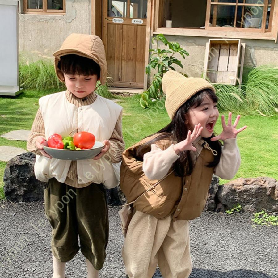 ベビー 赤ちゃん コート ジャケット ダウンベスト ラウンドネック 袖なしベスト 暖かいジャケット キッズ ベスト 防寒 防風 暖か 前開き 軽量 男の子 女の子 :bfM-g2V ...