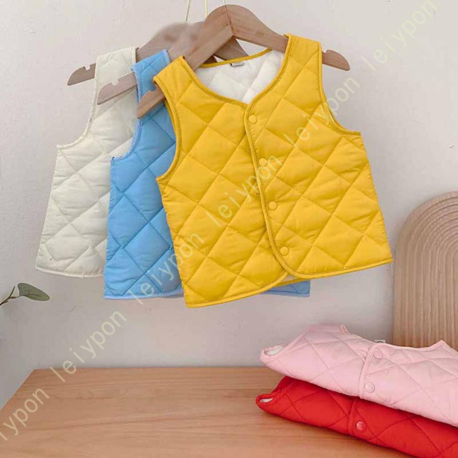 子供服 ノースリーブ ダウンベスト キッズ ベスト 綿 裏ボア 前開き 防寒 中綿ベスト 春秋冬 ベビー服 カジュアル おしゃれ アウター コート 防寒 暖かい : bfm-g2v ...