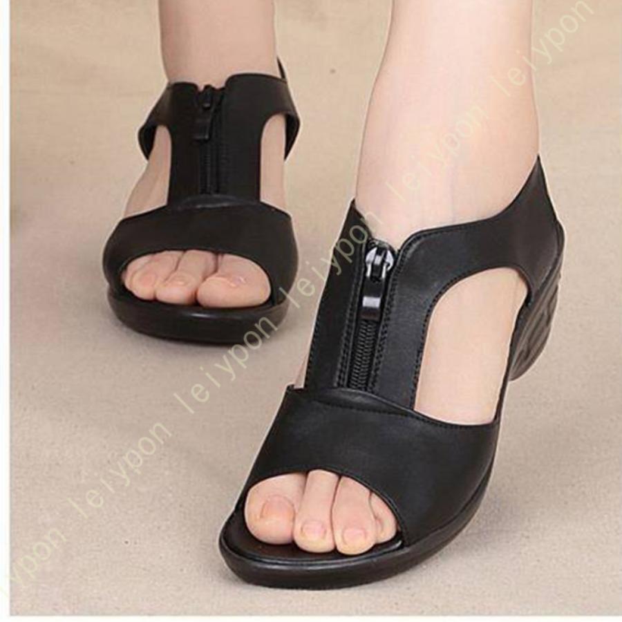 革バックバンド サンダル レディース ウェッジソールサンダル 厚底 オフィスサンダル 軽量 歩きやすい 通気性 室内履き 通勤 通学 バックベルトサンダル :c9E-mry-NIH057 ...