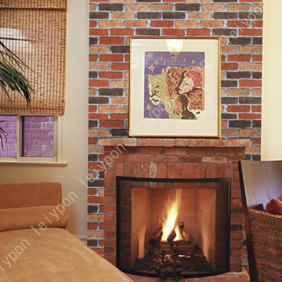 壁紙 シール レンガ調 のり付き クロス壁紙 キッチン リメイクシート アクセントクロス カッティングシート DIY リフォーム 白 ブラウン 家具 補修 : leiypon - 通販 ...