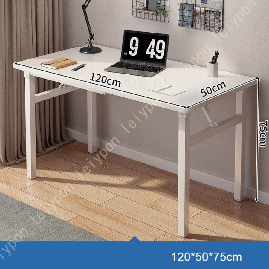 折りたたみテーブル 完成品 折りたたみ テーブル 机 デスク 折りたたみデスク パソコンデスク 在宅勤務 テレワーク 軽量 おしゃれ インテリア 家具 雑貨 : leiypon - 通販 ...