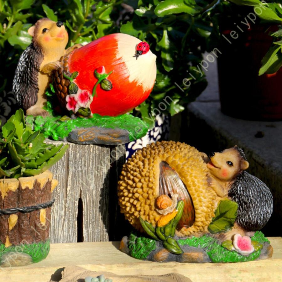 LxRx9 ガーデニング雑貨 ガーデニング 置物 ハリネズミ アンティーク ナチュラル 庭 動物 アニマル ガーデン 雑貨 玄関 屋外装飾 庭の置物 おもしろい置物 : leiypon ...