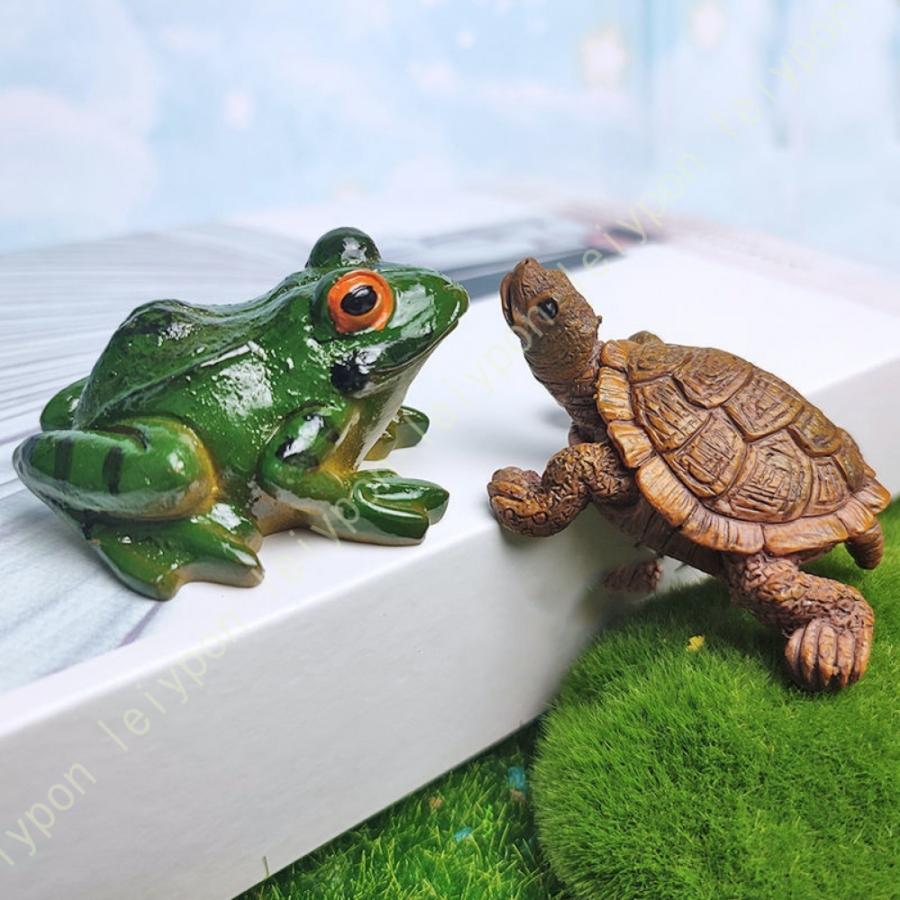LxRx9 亀の置物 かめ カメ タートル 動物 置物 玄関 オブジェ ガーデン オーナメント ガーデニング ガーデンオブジェ アニマル リアル 庭 庭の置物 工芸品 :dlF-tb5 ...