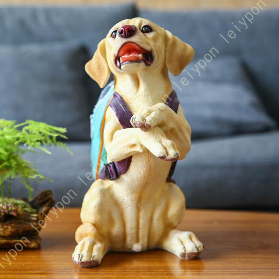 北欧 雑貨 置き物 本物そっくり ドッグ 収贈り物 北欧風 置物 犬のオブジェ 玄関先 室内の飾り プレゼント 納 家の装飾 庭の装飾 樹脂材質 犬の彫刻 誕生日 : dlf-tb5 ...