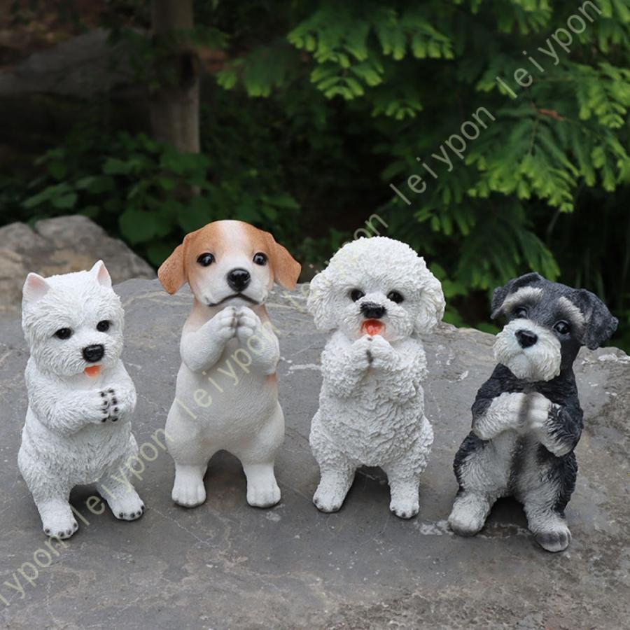 犬の置物 癒し ガーデニング 置物 樹脂 犬のオブジェ 本物そっくり おしゃれ 鉢飾り 可愛い北欧雑貨 癒しグッズ 誕生日プレゼント ガーデン 庭 植木鉢 植物 : dlf-tb5 ...