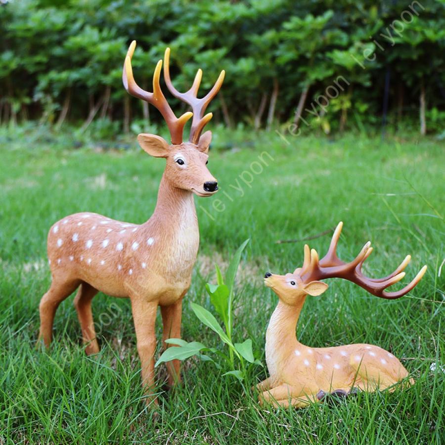 LxRx9 ガーデニング 置物 鹿 オーナメント おしゃれ かわいい ガーデン 雑貨 グッズ 動物 おきもの 北欧 庭飾り インテリア ディア 園芸 庭 : leiypon - 通販 ...