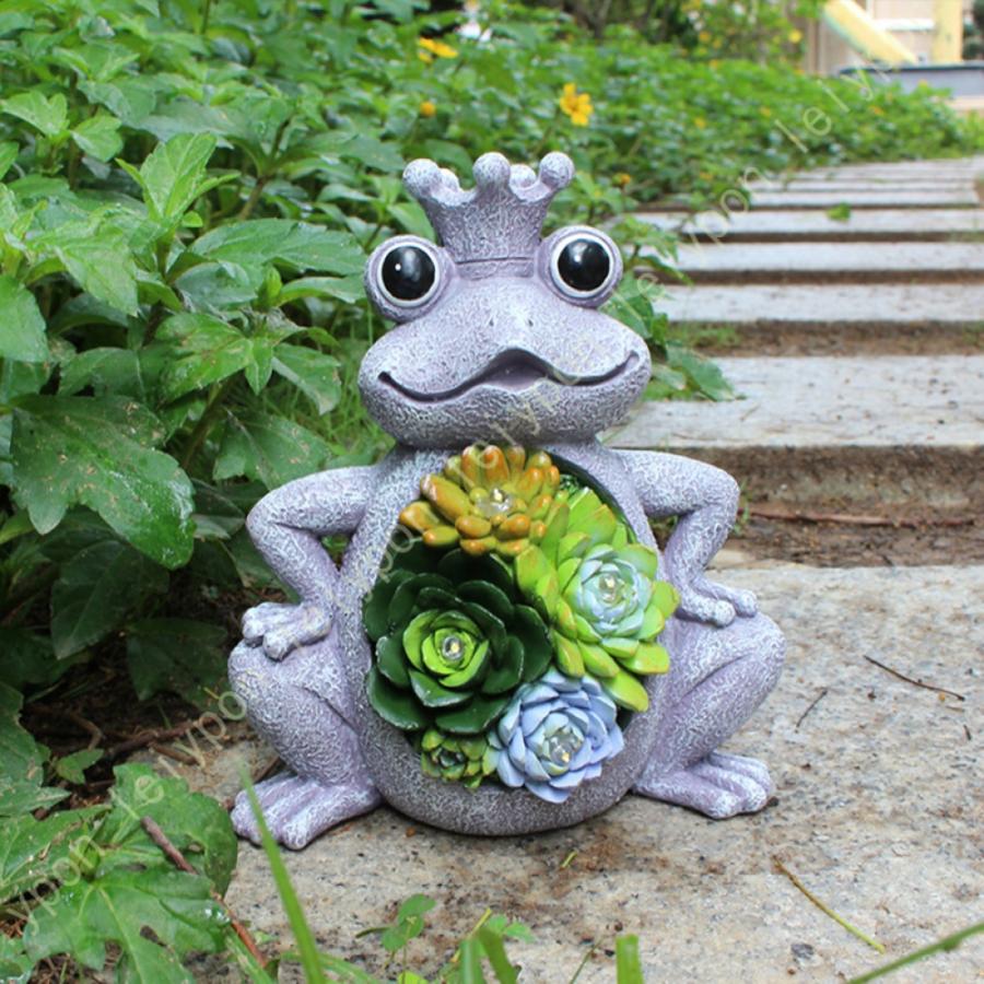 ガーデンライト 防水 ガーデニング雑貨 ガーデニング 置物 カエル ソーラー充電式 ソーラーライト いい雰囲気出す カワイイ 光センサー付き 自動点灯 : leiypon - 通販 ...