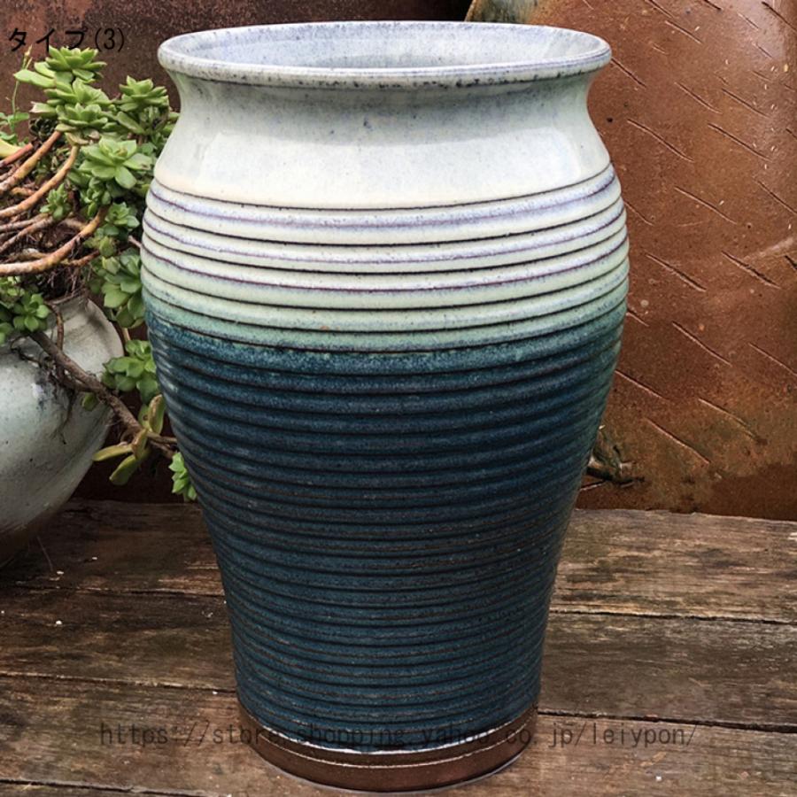 背の高い植木鉢 水切れ良い プランター大型 プランター 陶器 北欧 排水孔付き フラワーベース おしゃれ サボテン鉢 深型 装飾用プランター 広口 植木ポット : dlf-tb5-8zbgb ...