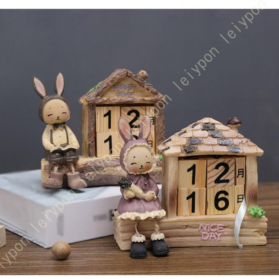 木製 万年カレンダー ブロック DIY 再利用可能 手作り木製彫刻 癒し デスクカレンダーおしゃれ雑貨 デスクカレンダー インテリア装飾 : leiypon - 通販 - Yahoo!ショッピング