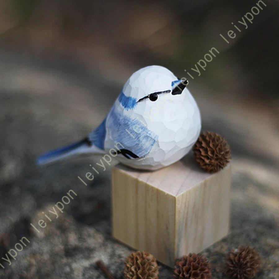 北欧雑貨 動物インテリア おしゃれ かわいい デスク装飾 木製オブジェ ハンドメイド 木彫りの置物 小鳥 オブジェ 飾り棚 木製 ハンドメイド 木製鳥 おしゃれ :dlF-tb5-XA7SB5 ...