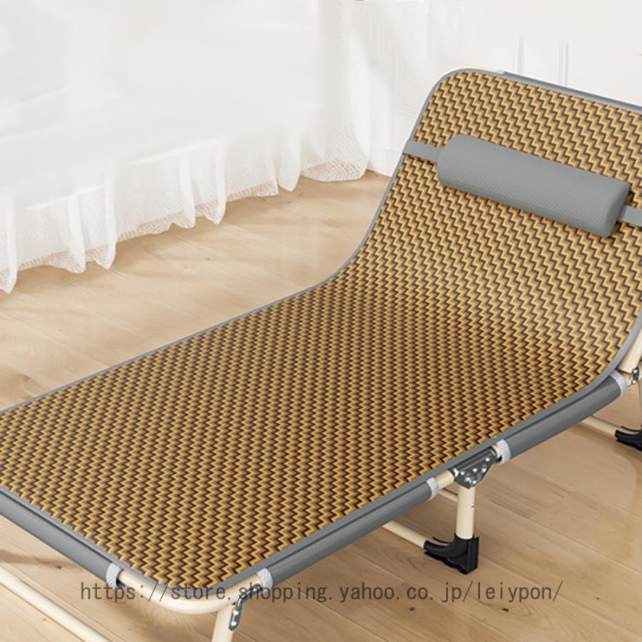 リクライニングチェア アウトドアチェア 椅子 折り畳みベッド 完成品 すぐ使える リラックスチェア 組立不要 折りたたみ 軽量 ポータブル 三脚ベッド 仮眠 : leiypon - 通販 ...