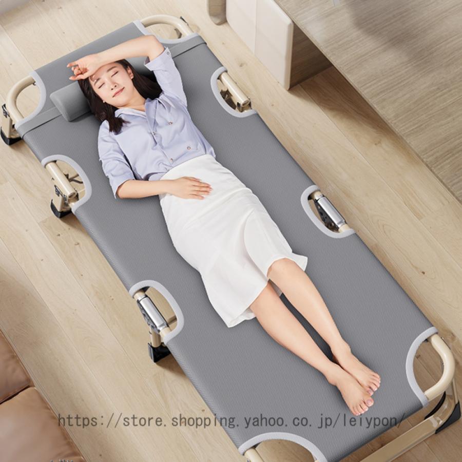 リクライニングチェア アウトドアチェア 椅子 折り畳みベッド 完成品 すぐ使える リラックスチェア 組立不要 折りたたみ 軽量 ポータブル 三脚ベッド 仮眠 : leiypon - 通販 ...