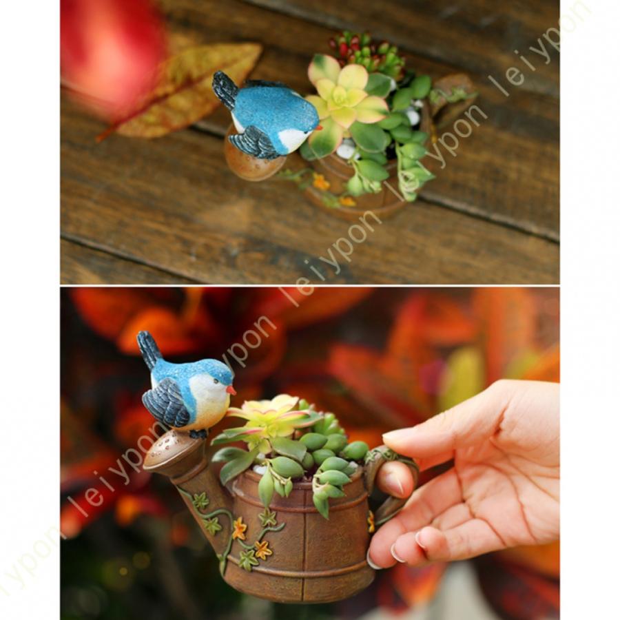 盆栽鉢 植木鉢 樹脂 プランター 底穴あり カートゥーン コンパクト 小鳥の植木鉢 インテリア 多肉植物 クリエイティブ 可愛い 園芸 ガーデン 鉢植え植物 : g03-qcn-vqembb ...