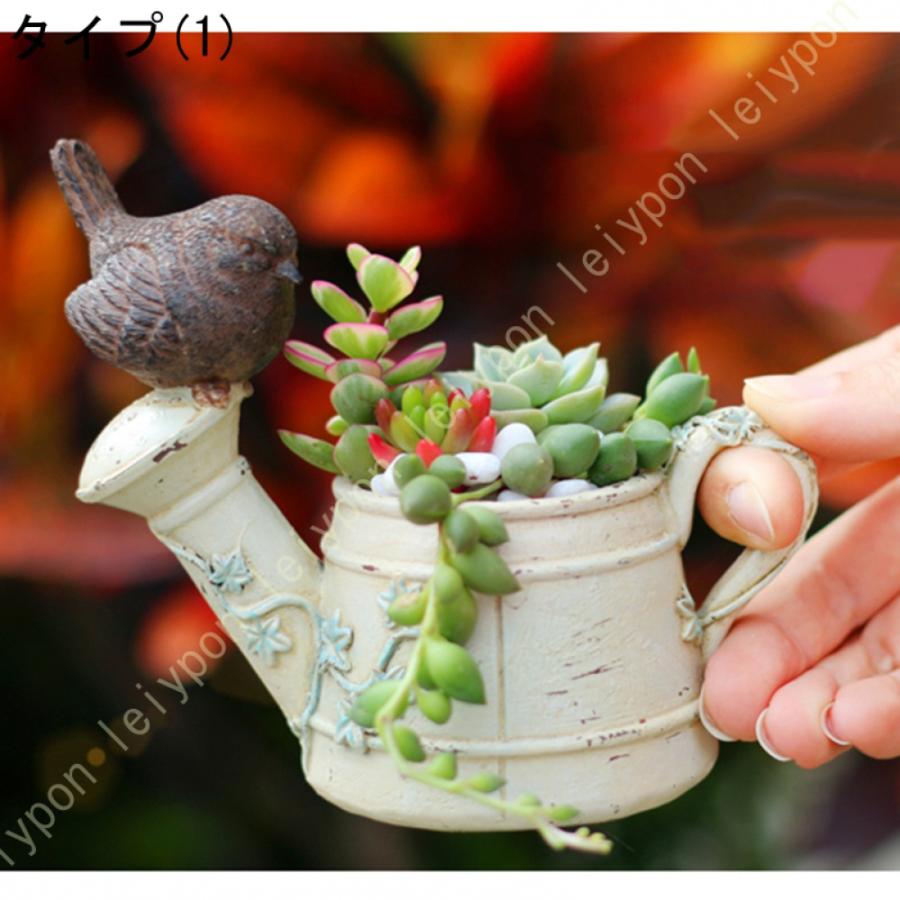 盆栽鉢 植木鉢 樹脂 プランター 底穴あり カートゥーン コンパクト 小鳥の植木鉢 インテリア 多肉植物 クリエイティブ 可愛い 園芸 ガーデン 鉢植え植物 : g03-qcn-vqembb ...