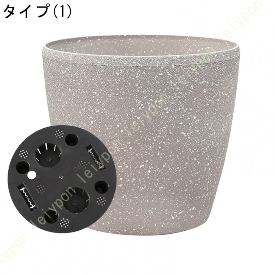 観葉植物ポット 鉢植え プラスチック 自動吸水鉢 丸形 シンプル 北欧 オシャレ 怠け者の植木鉢 自動吸水 大口径 ガーデニング用品 デスクトップ盆栽 自動給水 :g03-qcn-VQEUAR ...