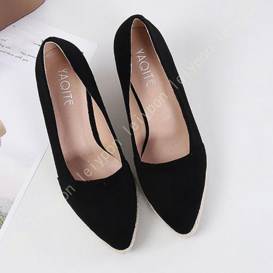 ウェッジソール ウエッジソール パンプス ジュート巻き 夏 8cm ヒール ハイヒール ポインテッドトゥ 8センチヒール 歩きやすい : leiypon - 通販 - Yahoo!ショッピング