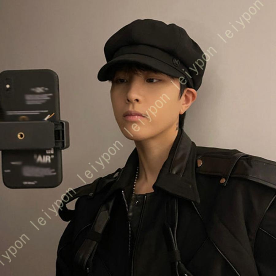 キャスケット コットン 帽子 秋冬 カジュアル キャップ ハンチング メンズ 軽量 飾り付き かっこいい サイズ調節 UV 対策 女優帽 暖かい 防風 防寒 つば付き : leiypon ...