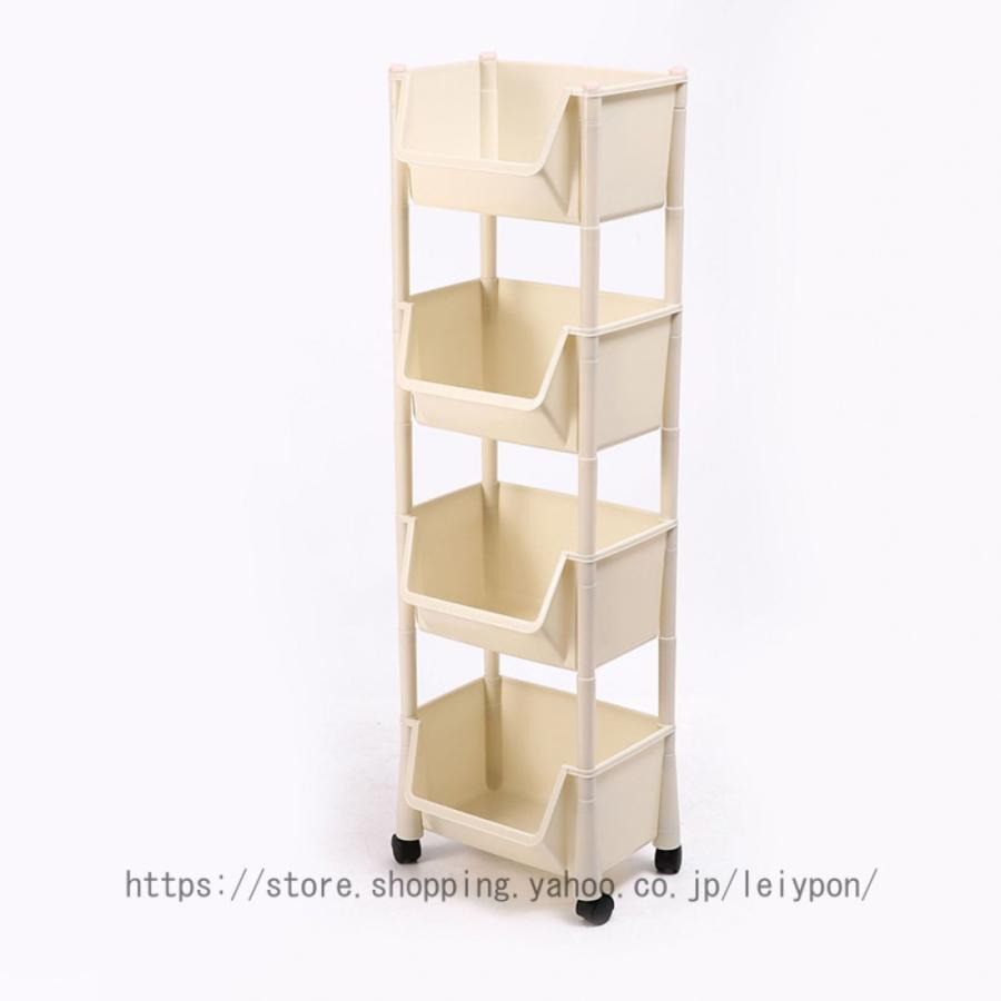 キッチンワゴン スリム キャスター付き キッチン収納 オープンラック キッチンラック キッチン収納カート収納ラック 隙間ワゴン サイドワゴン 収納棚 :hgN-zaK-BSKIZ ...