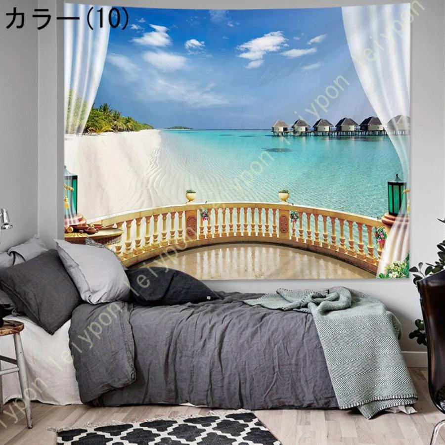 タペストリー 壁掛け 植物 撮影用 背景 カーテン おしゃれ インテリア雑貨 壁飾り バーチャル開け窓 開放感風景画 自宅やお店の装飾 多機能壁飾り :k7r-adE-GTPAO ...