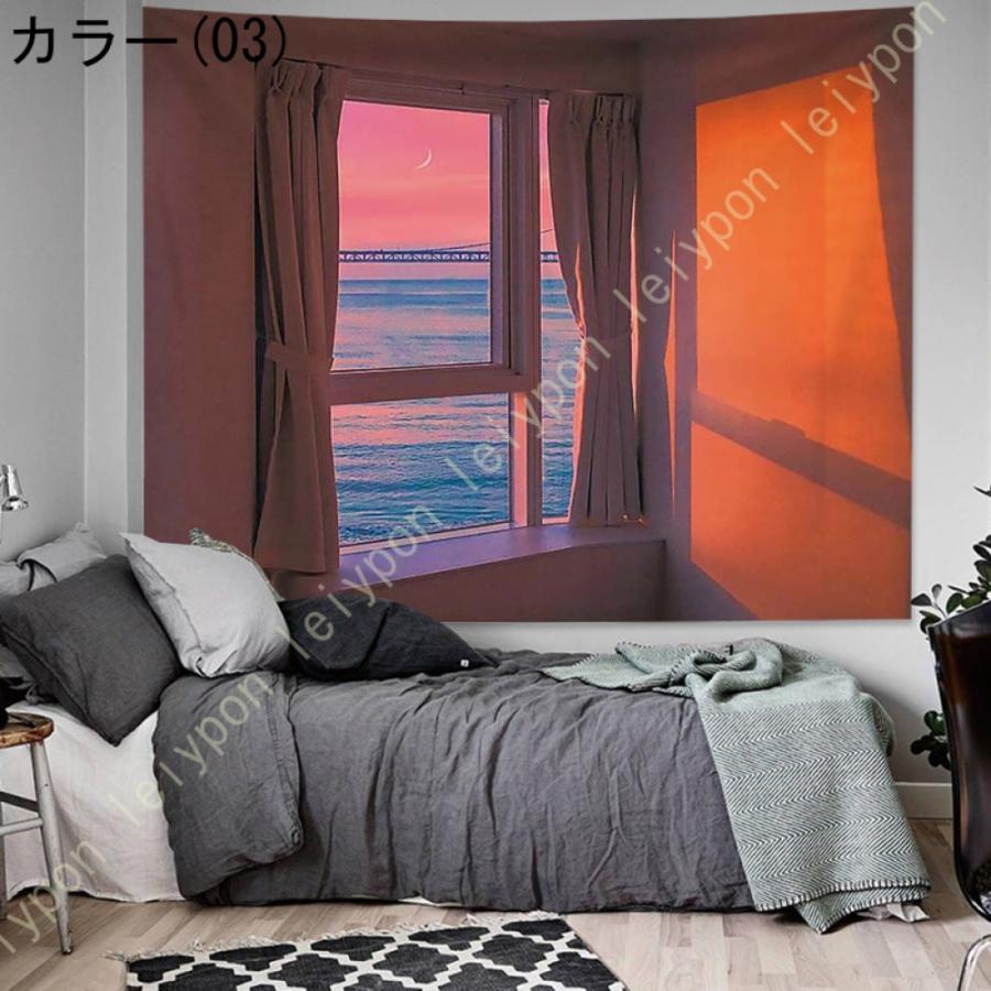 タペストリー 壁掛け 植物 撮影用 背景 カーテン おしゃれ インテリア雑貨 壁飾り バーチャル開け窓 開放感風景画 自宅やお店の装飾 多機能壁飾り :k7r-adE-GTPAO ...