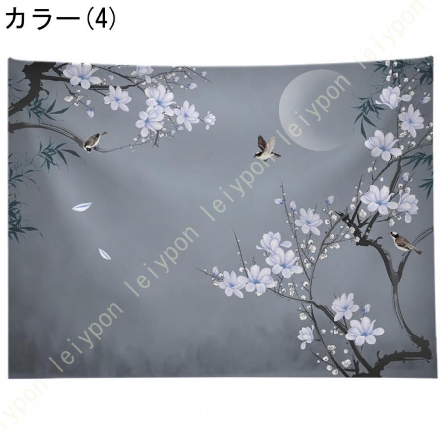 タペストリー 牡丹 花鳥画 中国 中華風 水墨画 山水画 布ポスター 模様替え 飾り用 装飾用 壁画 装飾用品 ポリエステル アートポスター インテリア 部屋飾り壁 : l1x-upd ...