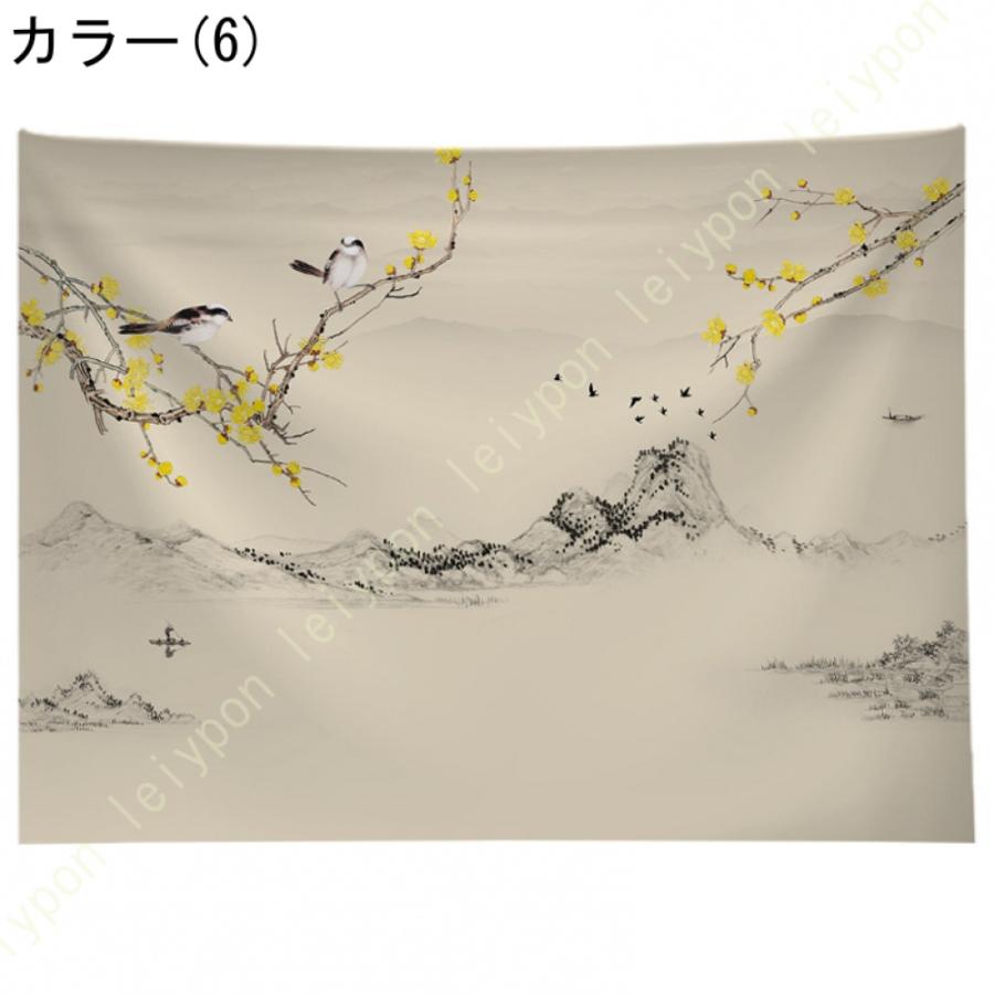 タペストリー 牡丹 花鳥画 中国 中華風 水墨画 山水画 布ポスター 模様替え 飾り用 装飾用 壁画 装飾用品 ポリエステル アートポスター インテリア 部屋飾り壁 : l1x-upd ...