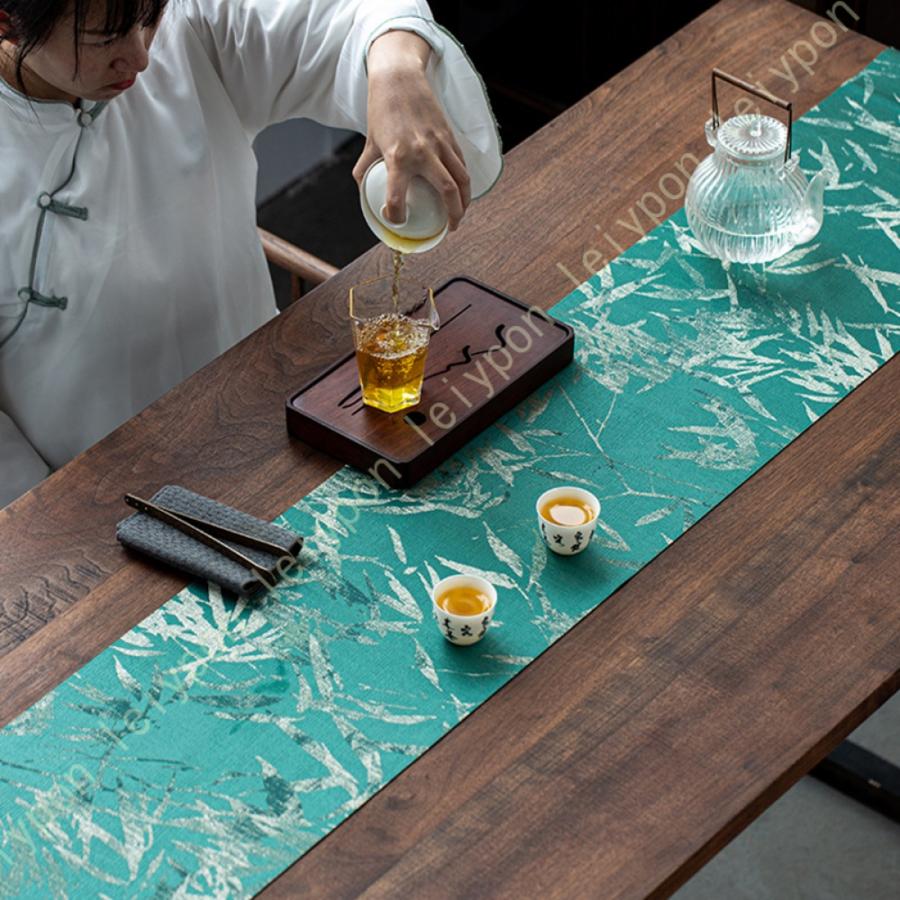 リバーシブル テーブルランナー 和モダン テーブルセンター 北欧 おしゃれ テーブルクロス 長方形 テーブルランナー テーブルフラグ 和室 洋室 欧風上品 :mx4-upZ-DZ943 ...