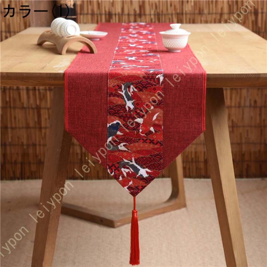 テーブルランナー 和 モダン テーブルセンター リバーシブル 布 おしゃれ かわいい ダイニング ティーテーブルカバー 耐熱 アジアン 和風 敬老の日 : mx4-upz-dz9iu ...