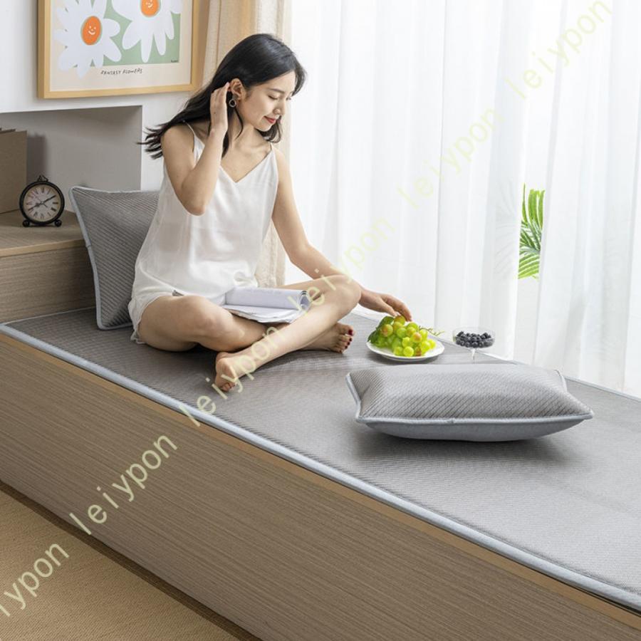 長座布団 フロアクッション 洗える 3人掛け シートクッション かわいい ふわふわ 大きめ オールシーズン 北欧 ロング ソファーパッド 折りたたみ 敷きパッド : leiypon - 通販 ...