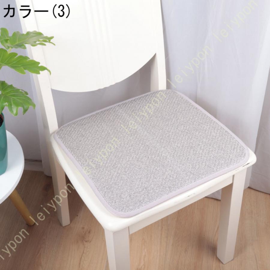 車用 チェアパッド シートクッション 座布団 クッション 家庭 夏 滑り止め オフィス椅子用 椅子 通気性 快適 北欧 おしゃれ 薄い : leiypon - 通販 - Yahoo!ショッピング