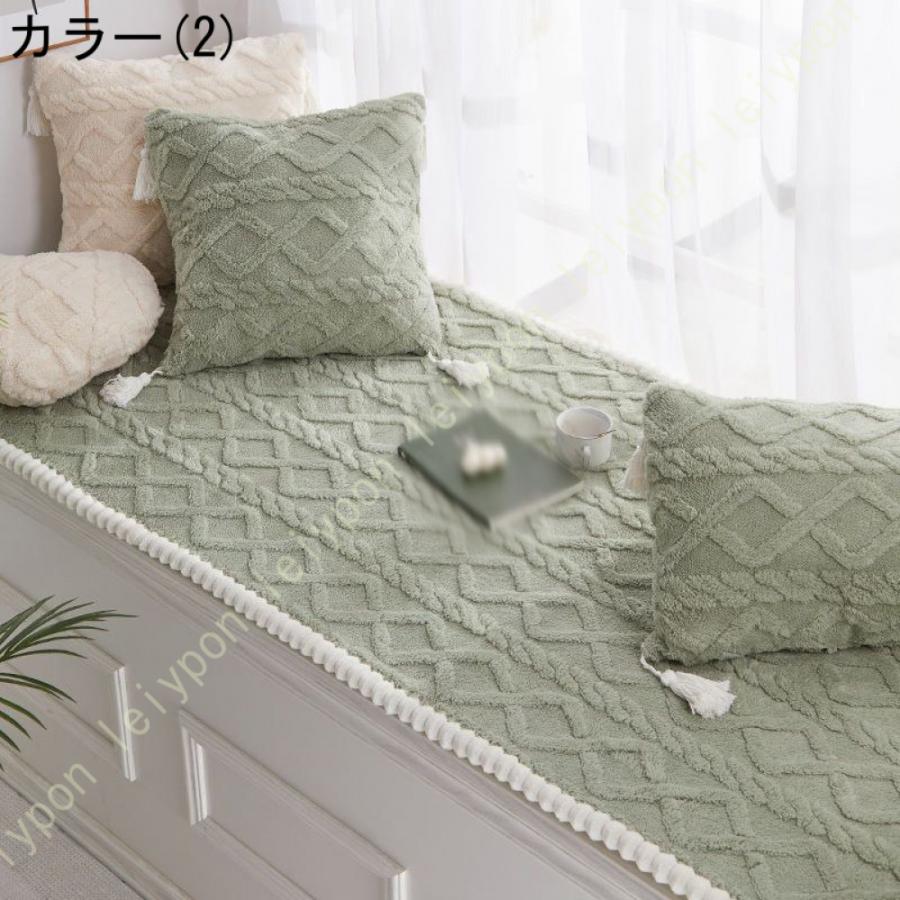 椅子クッション シートクッション ロングクッション 可愛い ソファーパッド 低反発 ふわふわ 座面クション 座布団 北欧 大きめ 3人掛け 長い座布団 ソファー用 :nbK-ssr ...