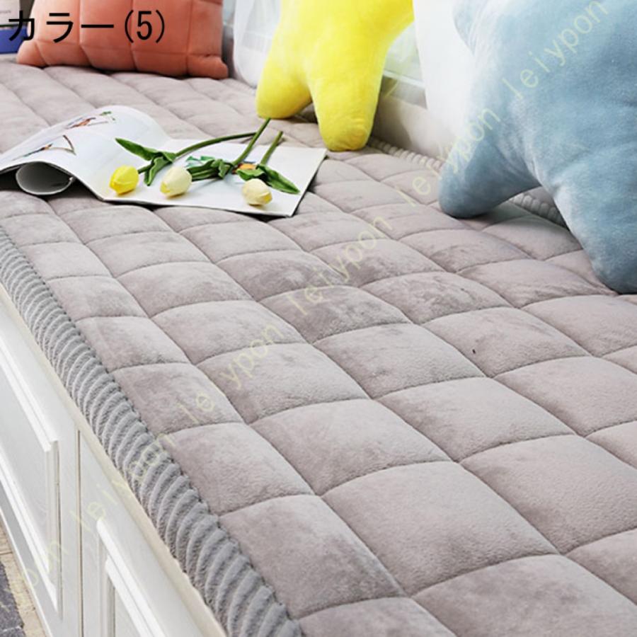 長座布団 ソファシートマット 可愛い 北欧 フリーシートクッション おしゃれ ごろ寝 座布団 水洗い 滑り止め付き 2人掛け 大きめ 出窓クッション : leiypon - 通販 ...