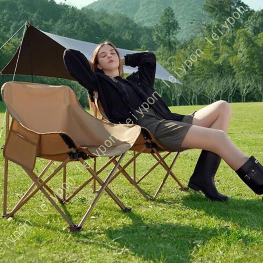 アウトドアチェア 耐荷重200kg 軽量 キャンプ 折りたたみ コンパクト ガーデン 室内用 折りたたみ椅子 組立簡単 キャンプチェア リクライニング 背もたれ : leiypon - 通販 ...